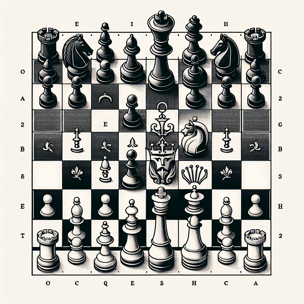 Chess diagram with richard reti's study. – VytvořSiPotisk.cz